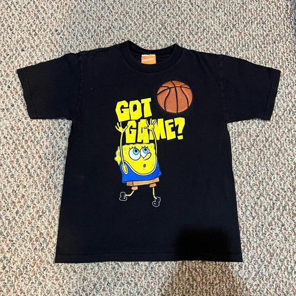 Nickelodeon | Shirts & Tops | Vintage Spongebob Squarepants Basketball ...